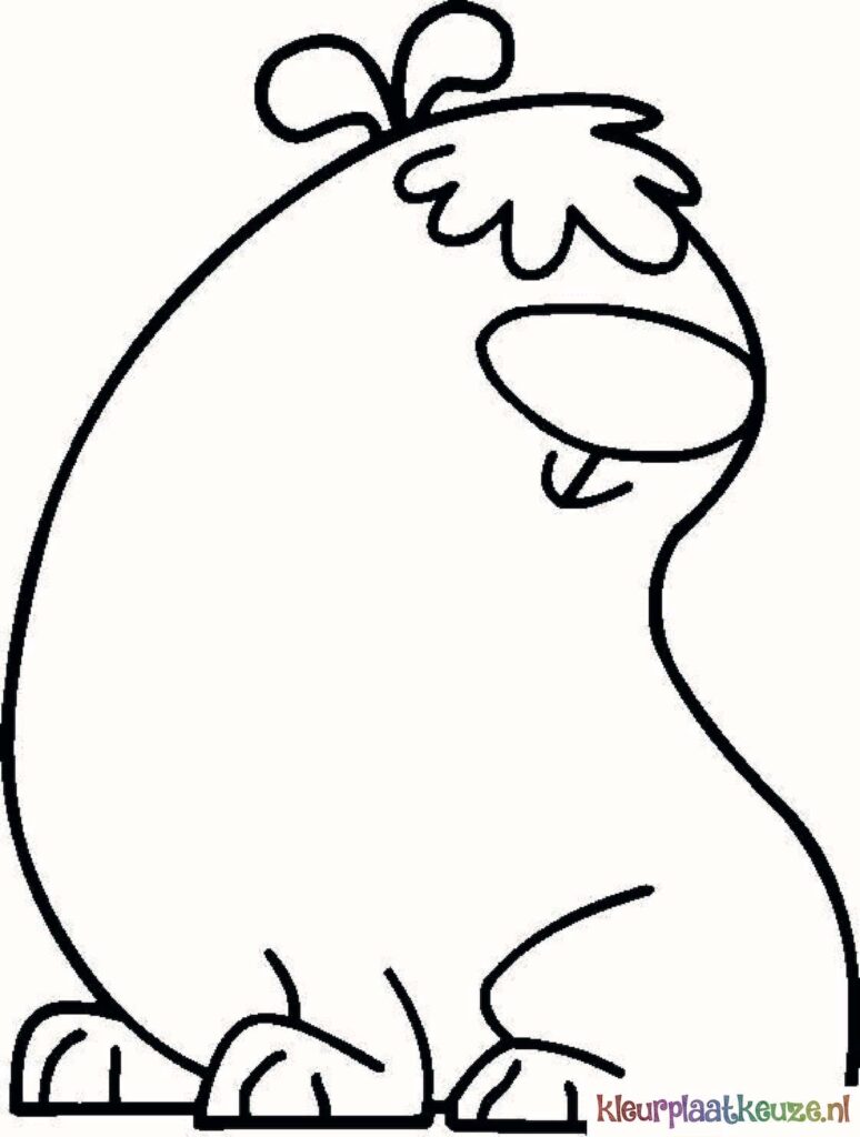 Clifford de grote rode hond kleurplaat: Print gratis! | Kleurplaatkeuze